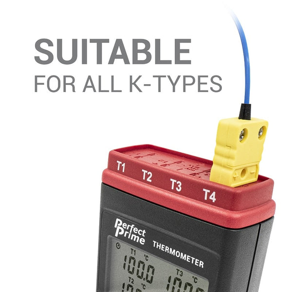4 Channels Thermocouple Thermometer | TC0309 | PerfectPrime